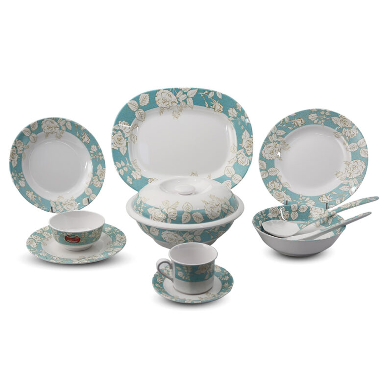 SUPERWARE 40PC DINNER SET – MINT ROSE – KOMPASS GLOBAL | Leading ...